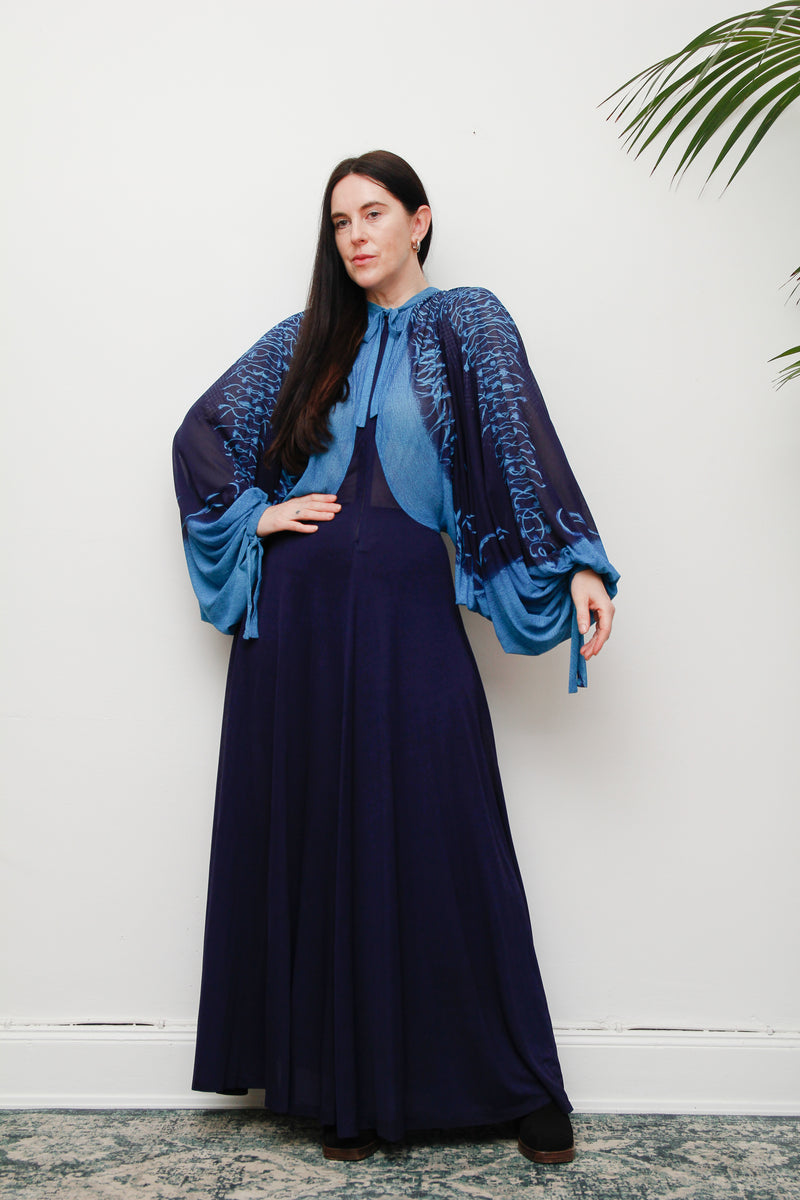 Vintage 1970's Floral 1930's Style Gown – strobevintage